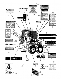 Case 1830 (SKID STEER LOADERS), spare parts for Case 1830 - online ...