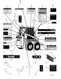 Case 1830 (SKID STEER LOADERS), spare parts for Case 1830 - online ...
