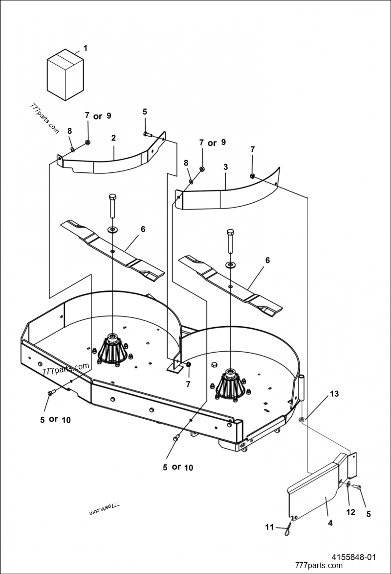 Mulch Kit (42") - Turf Bobcat ZT2000 (999200100071 & Above) | 777parts.com