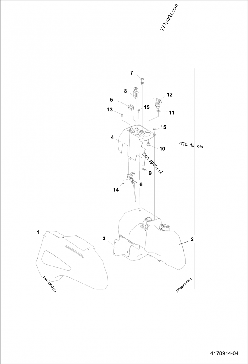 Control Panel Assembly - Turf Bobcat ZT2000 (999200100071 & Above ...