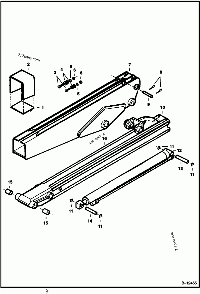 Backhoe (Extendable Dipper) - Attachments Bobcat Backhoe (Loader ...