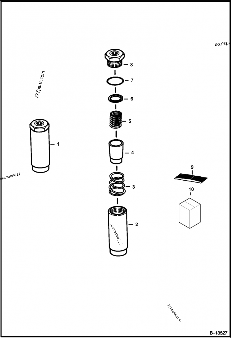 Hydrostatic Oil Filter (In-Line) - Loaders Bobcat 763 (512212001 ...