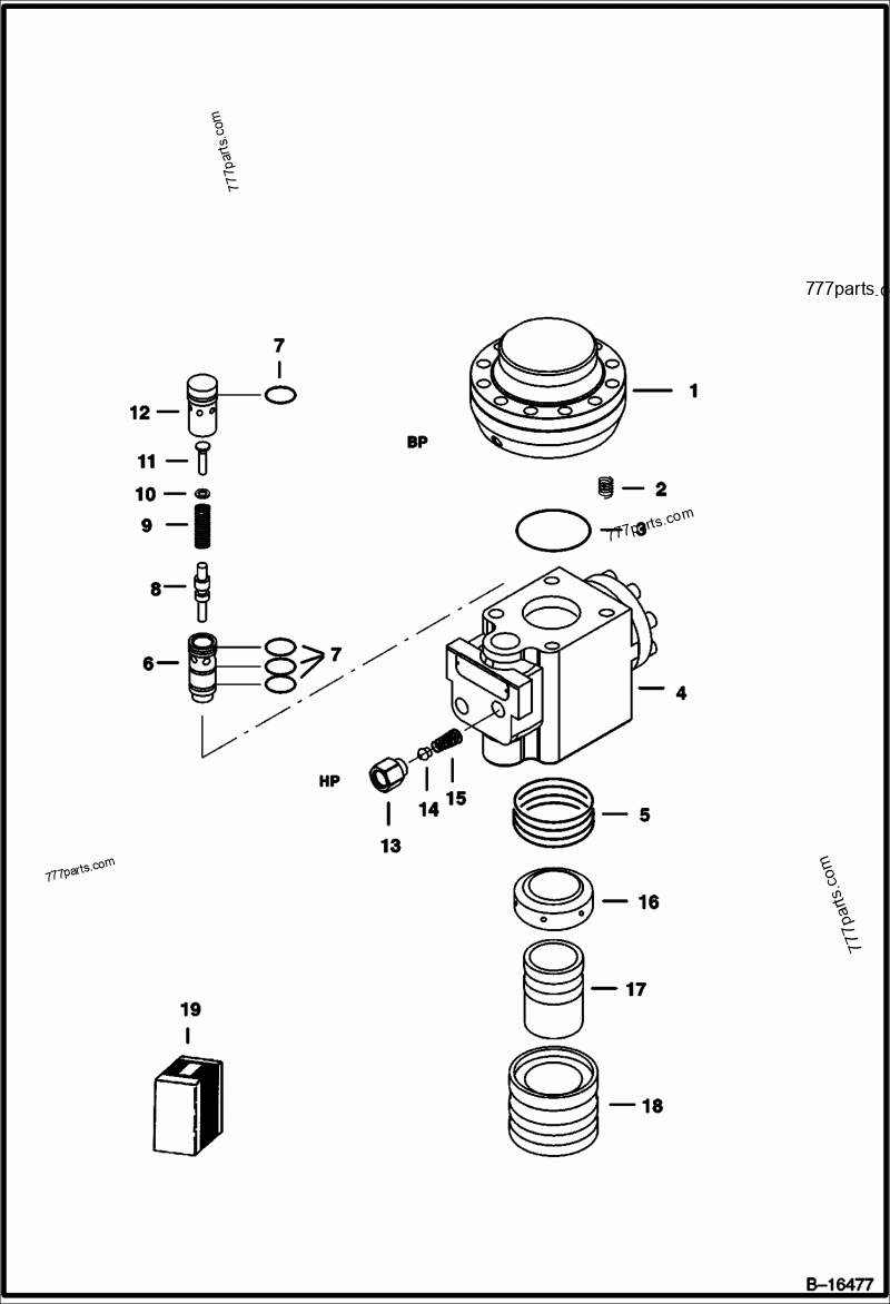 Breaker (B700) (Upper Housing) (S/N 733200101 & Above) - Attachments ...