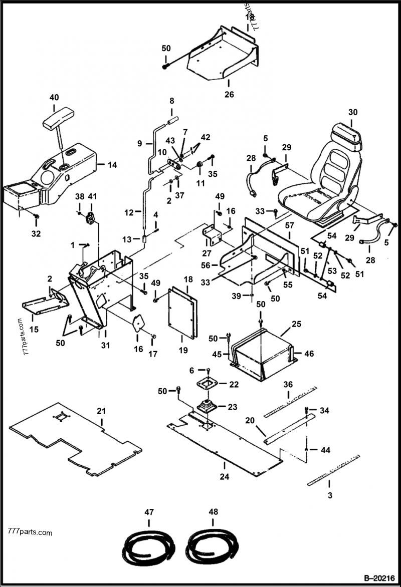 Bobcat 331 Parts Breakdown Bunton, Bobcat, Ryan 942300 ZT 331 Zero