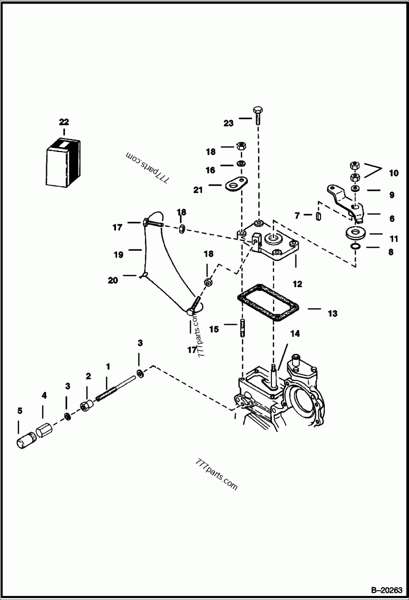 Speed Control Plate - Loaders Bobcat 743 (501911001 & Above) | 777parts.com