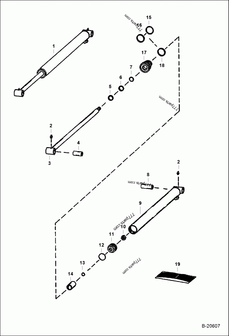 Backhoe (Hydraulic Cylinder) (Rear Stabilizer With Weld-on Tube ...