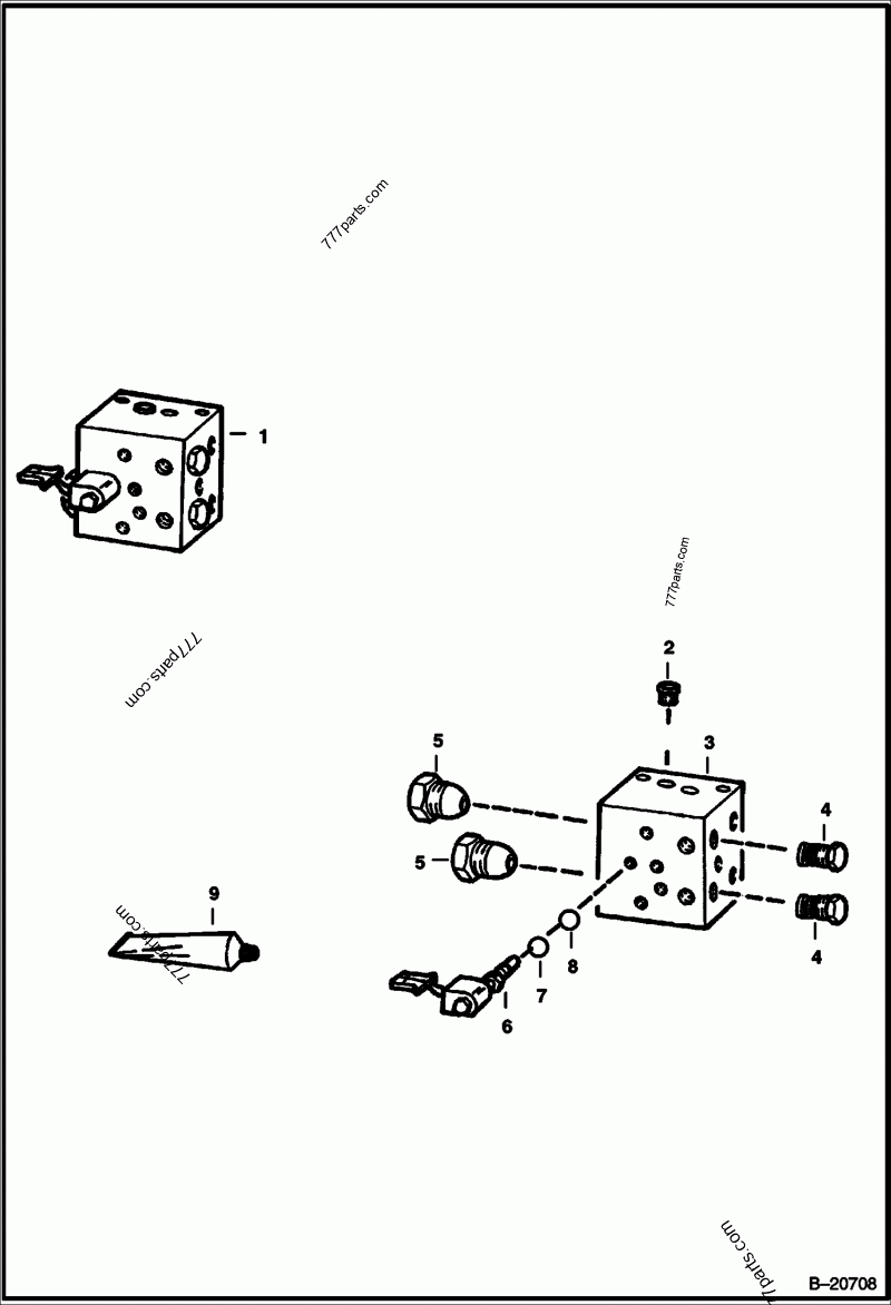 Backhoe (Rear Auxiliary Valve) (Rear Stabilizer) - Attachments Bobcat ...