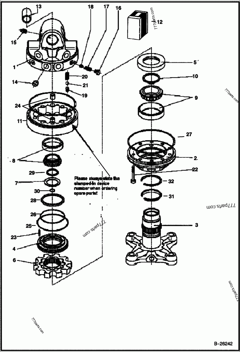 Clamshell Bucket (Rotator)(442) - Attachments Bobcat Bucket (Excavator ...