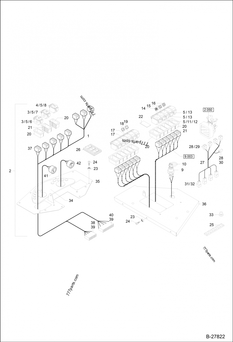 Electric Installation - Dash Board - Canopy Versio - Articulated ...
