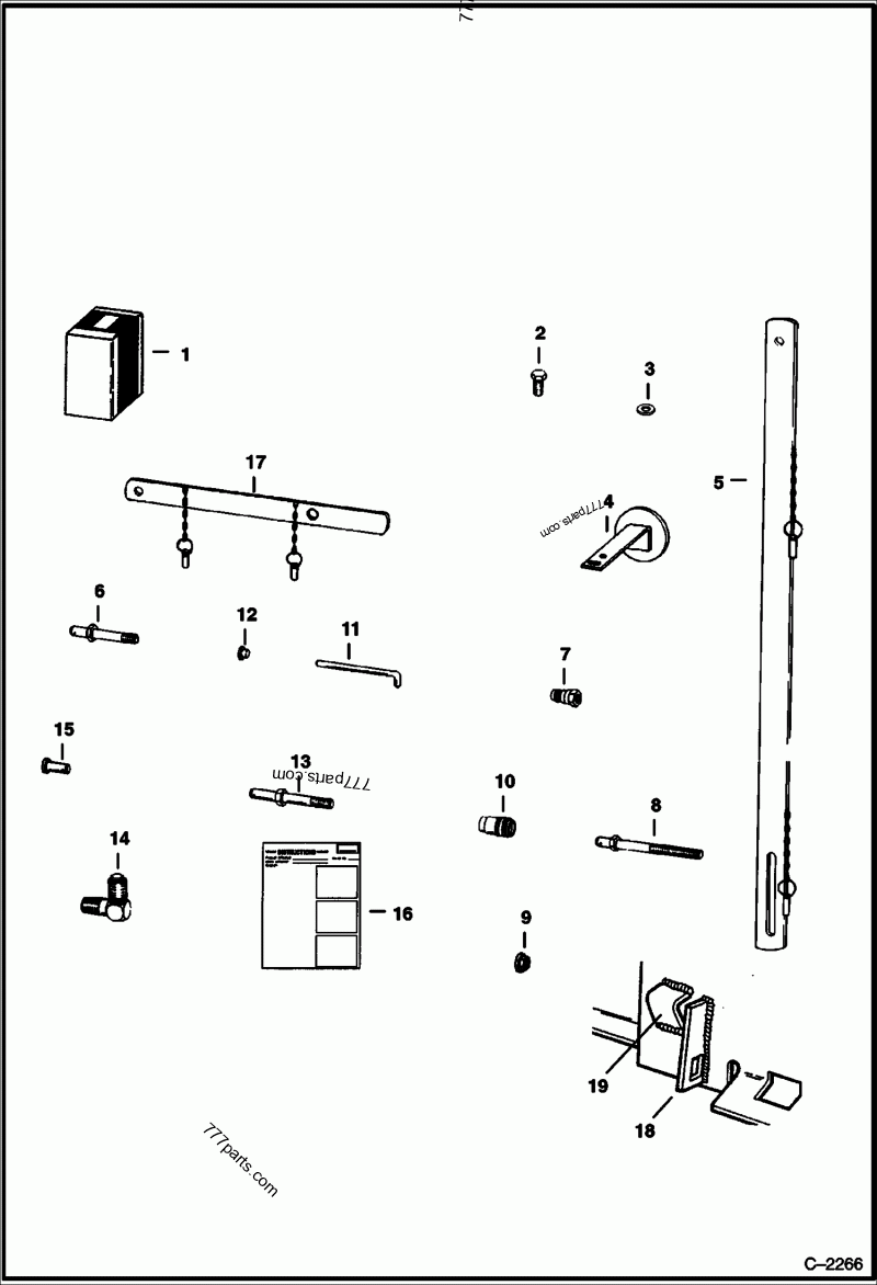 Backhoe (Backhoe Mounting Kit) (905A) (905B) (For 300 Series ...