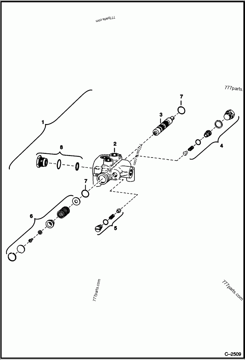 Backhoe (Hydraulic Control Valve) (Rear Stabilizer) - Attachments ...