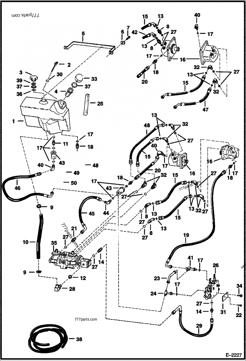 Bobcat 753 Hydraulic Schematics Original Hydrostatic Drive Motor