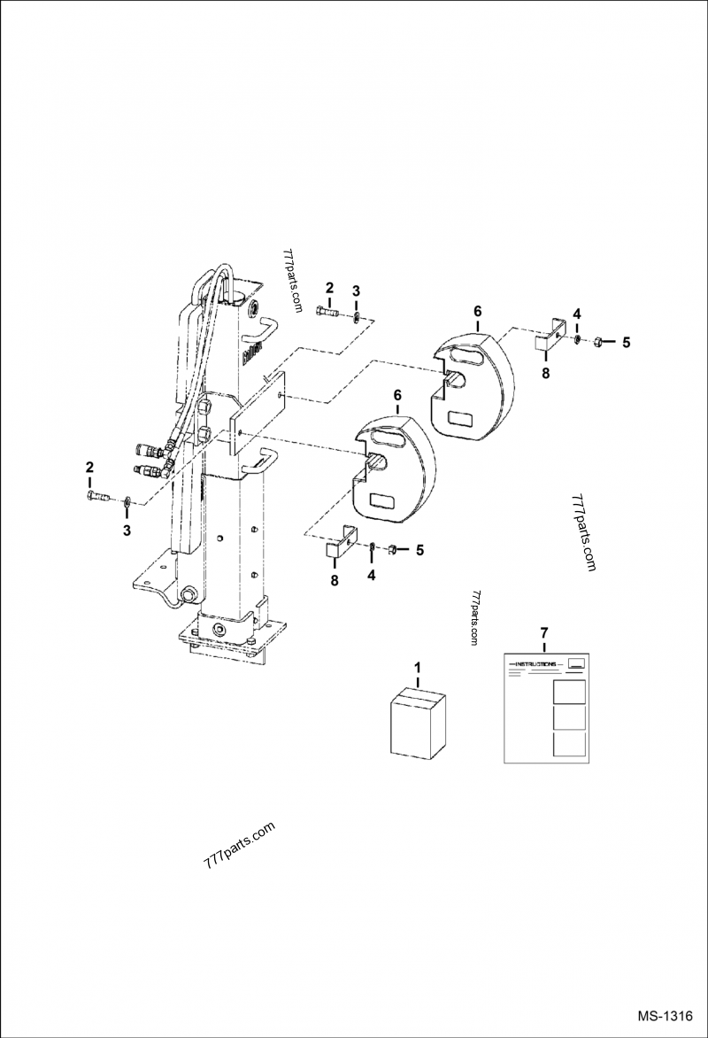 Backhoe (Weight Kit - 200 Lbs With G-Series Stabilizer Kit ...