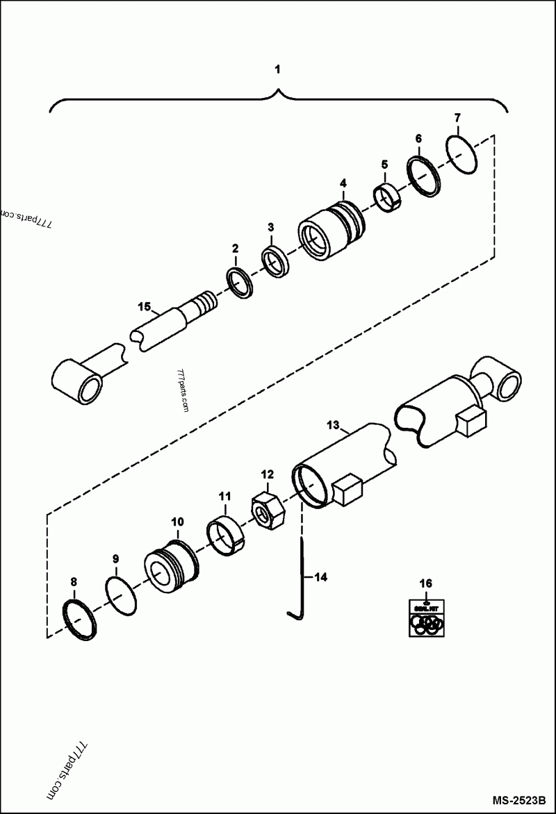 Tractor Loader 9TL (Lift & Bucket Cylinder) (S/N AE3500101 & Above ...