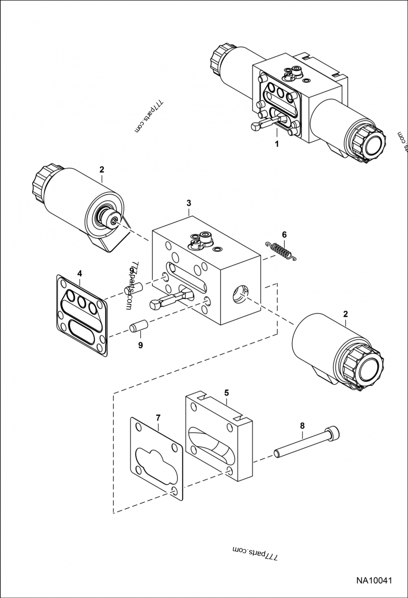 Hydrostatic Pump (Control Module) (Selectable Joystick Controls ...