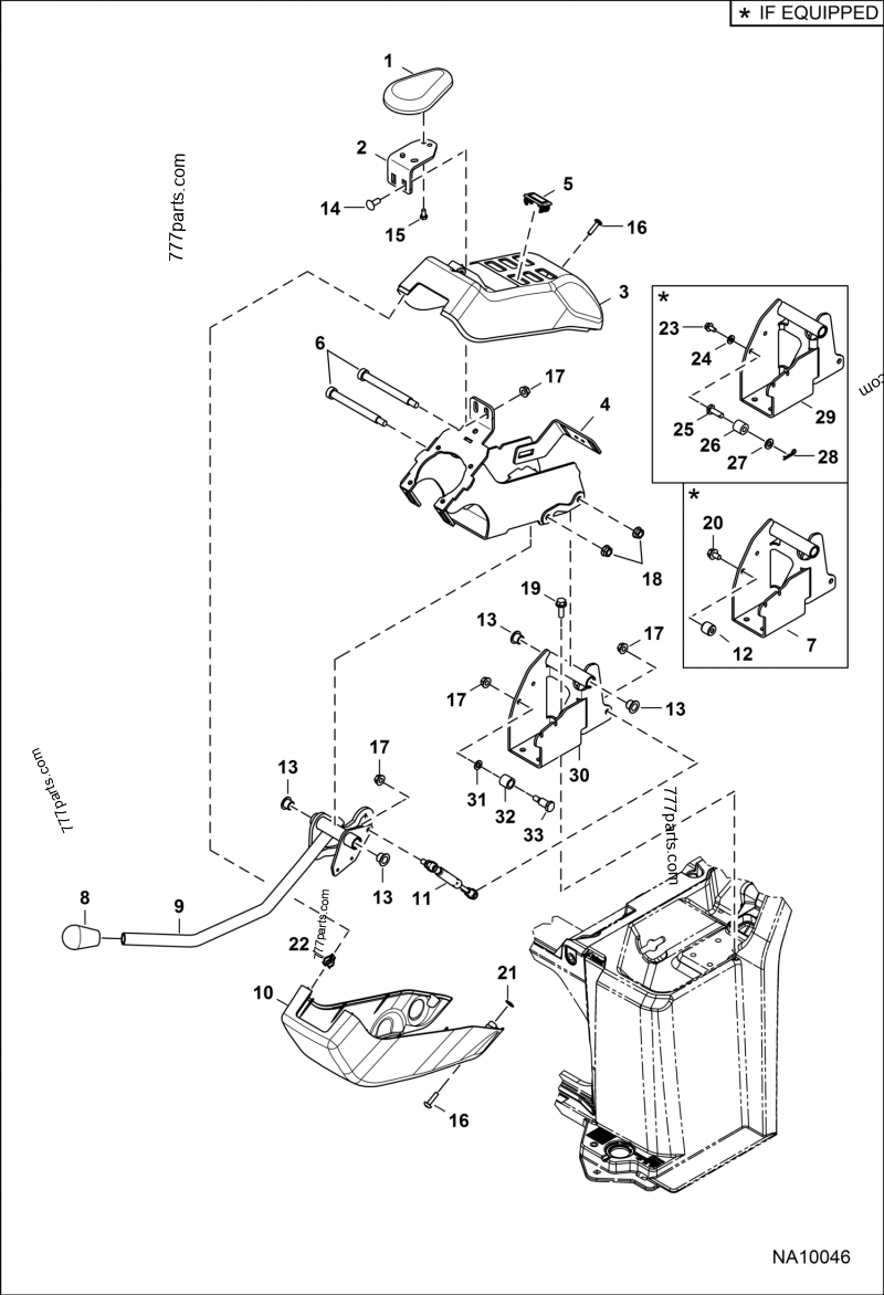 Control Console (LH Console) - Excavators Bobcat E20Z (B4PH11001 ...
