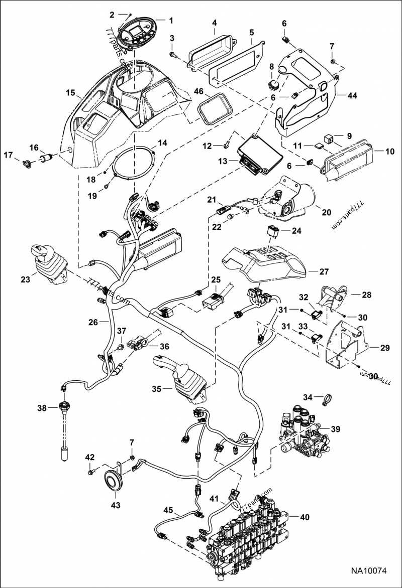 Controls Electrical (Display Panels) - Excavators Bobcat E20 (AWRH11001 ...