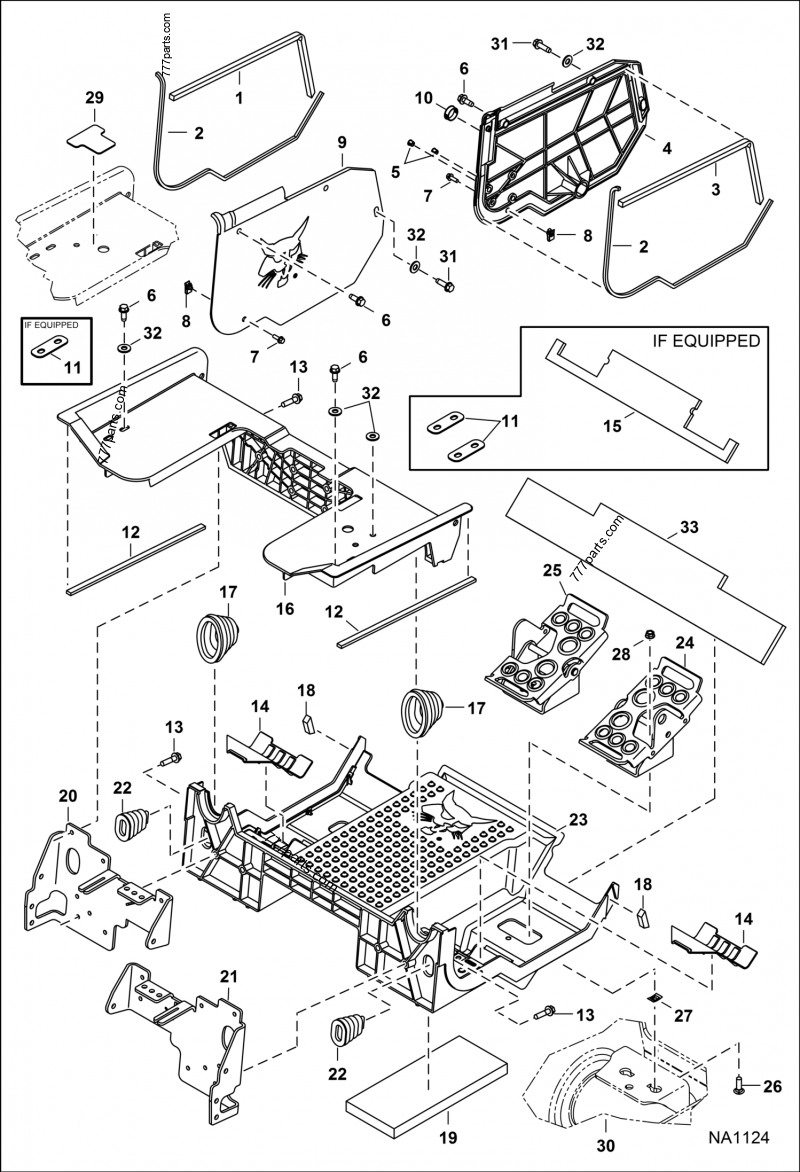 Panels (Floor Pan) (Manual Controls, AHC & ACS) (S/N A3NV11001 ...