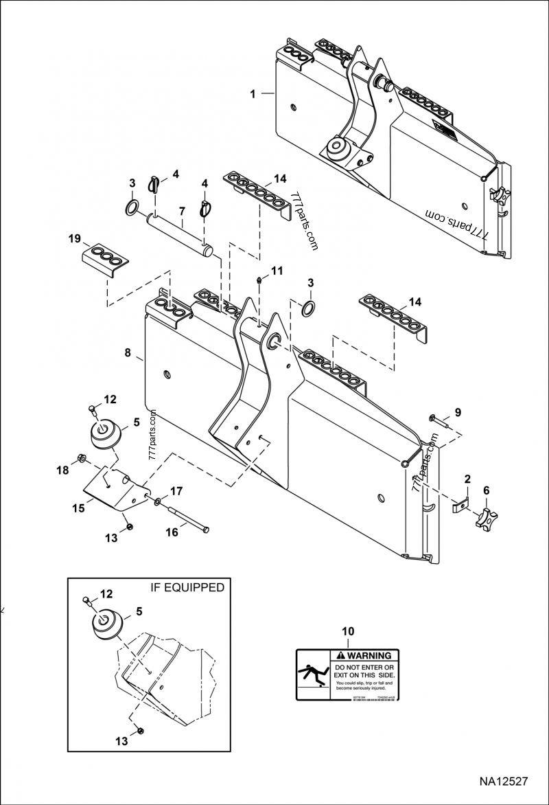 Auger (Mounting Frame) (10) (15C) (15H) (30C) (30H) (S/N 879900101 ...