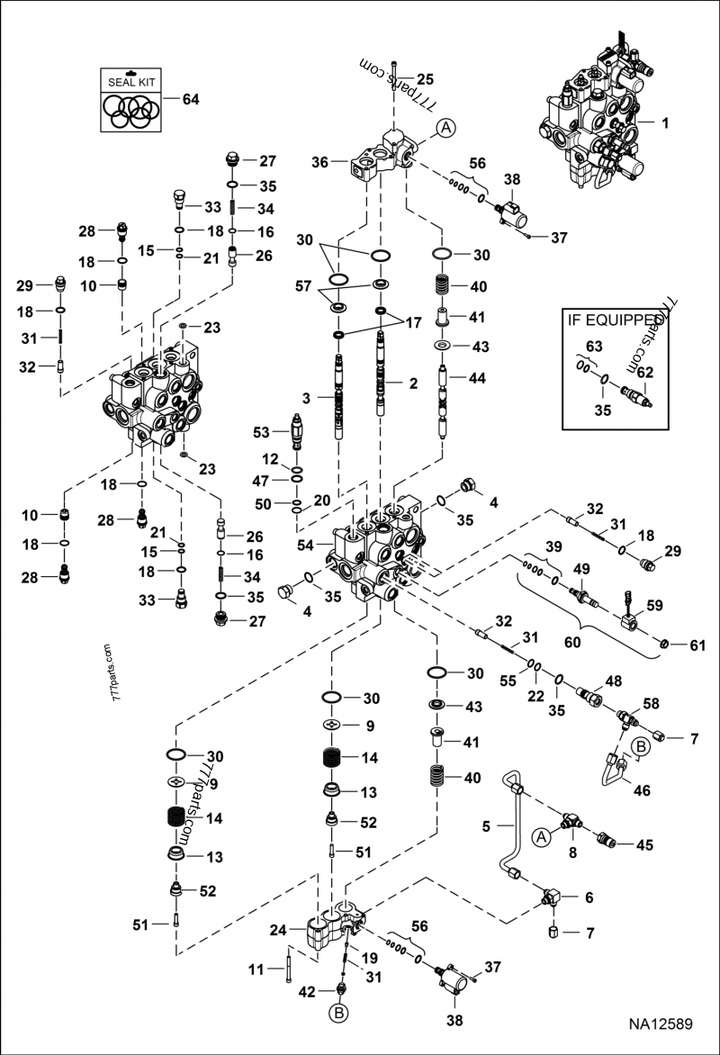 Hydraulic Control Valve (AHC, ACS & SJC) (E Series Coil) - Loaders ...