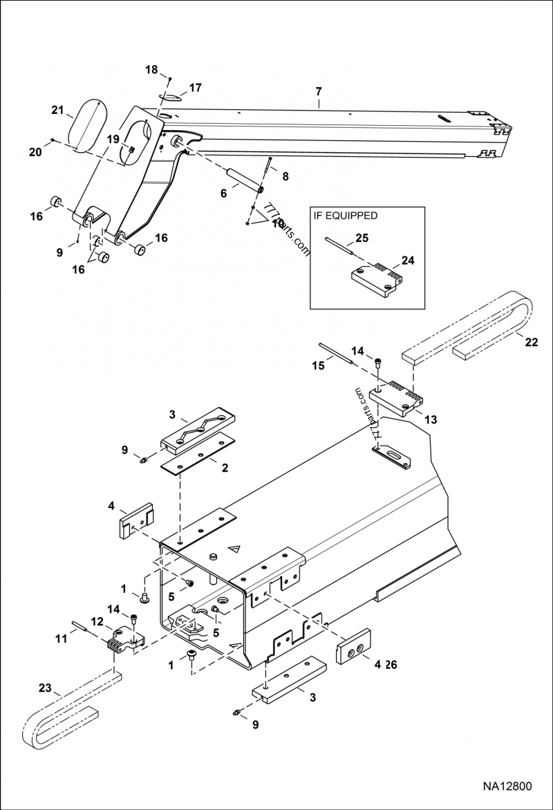 Inner Boom & Attachment Carrier (Updated Boom) (W/Front & Top Access ...