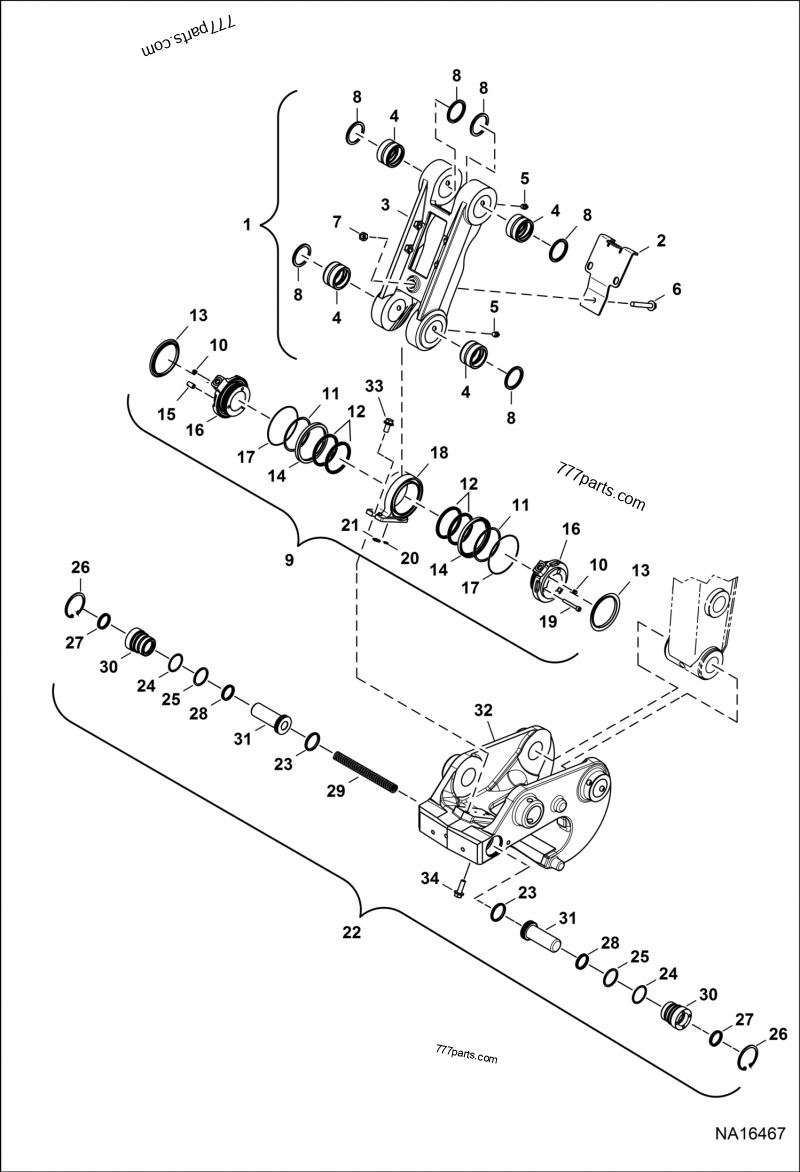 X-CHANGE (Hydraulic) (Link, Swivel, X-Change) - Excavators Bobcat E50 ...