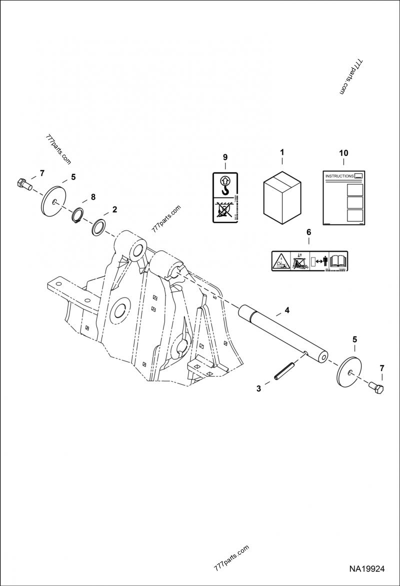 Front Lift Kit - Articulated Loaders Bobcat L28 (B4LD11001 & Above ...
