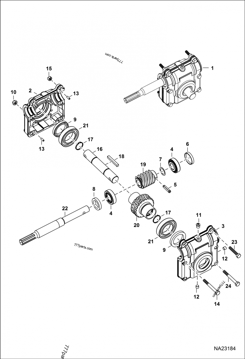 Snowblower (Gearbox) (FMSB72) (S/N B59700101 & Above) - Attachments ...