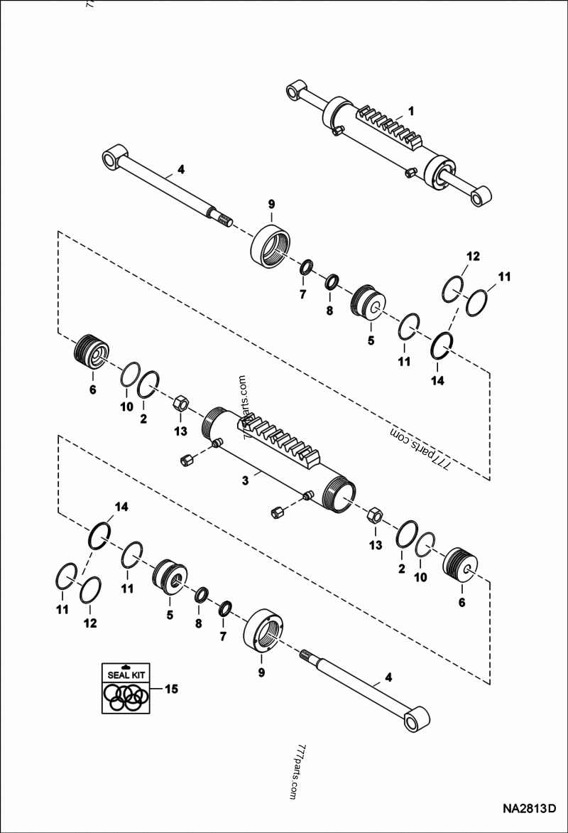 Backhoe (7BH) (Swing Cylinder) (S/N B3BG00101 & Above) - Attachments ...