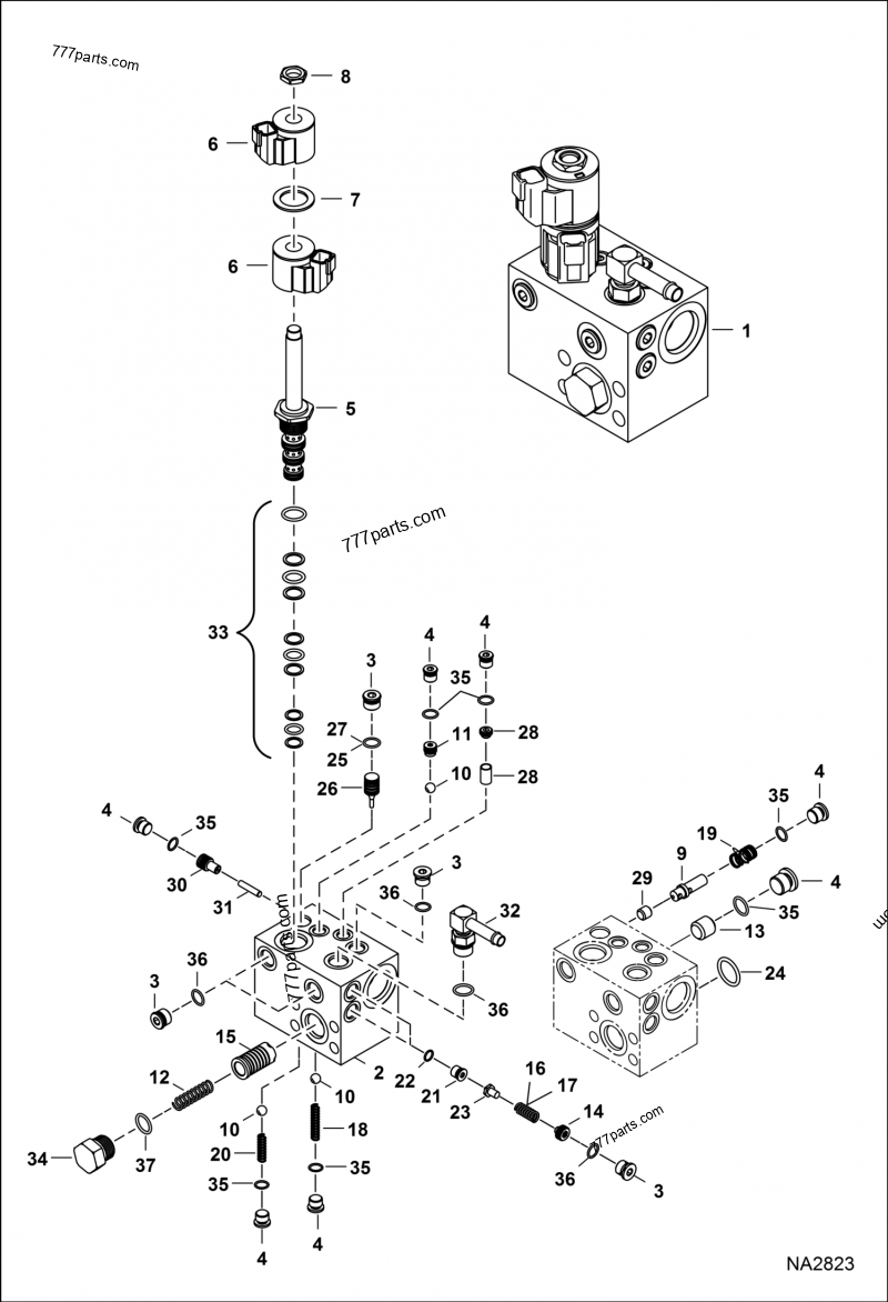 Power BOB-TACH (Valve) (Two Female Connector Coils) (JEM) (Internal ...