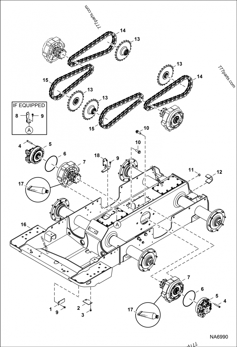 Drive Train (S/N ATDZ12118 - ATDZ12136, ATDZ12139 - ATDZ12172 ...