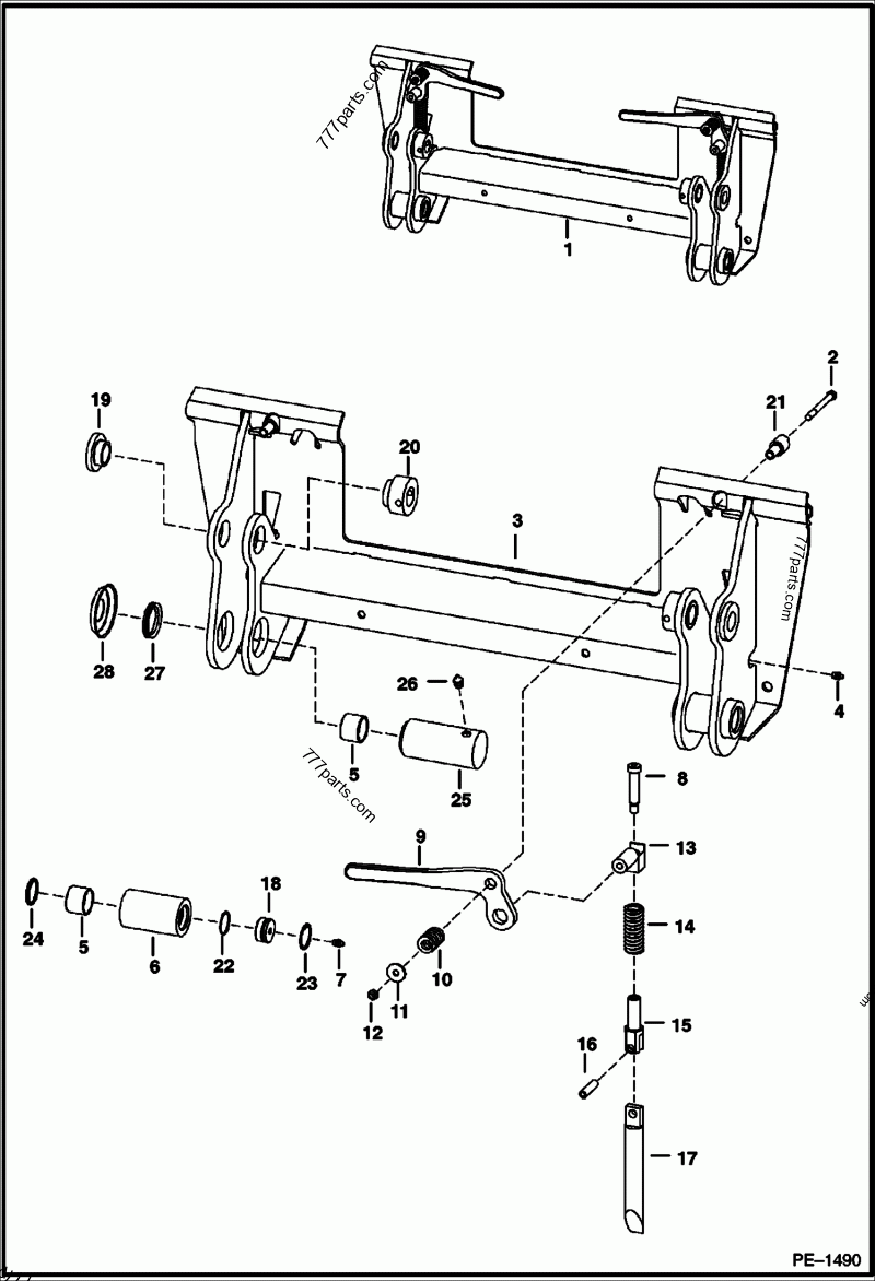 BOB-TACH - Loaders Bobcat S185 (517625001 & Above, 518115001 & Above ...