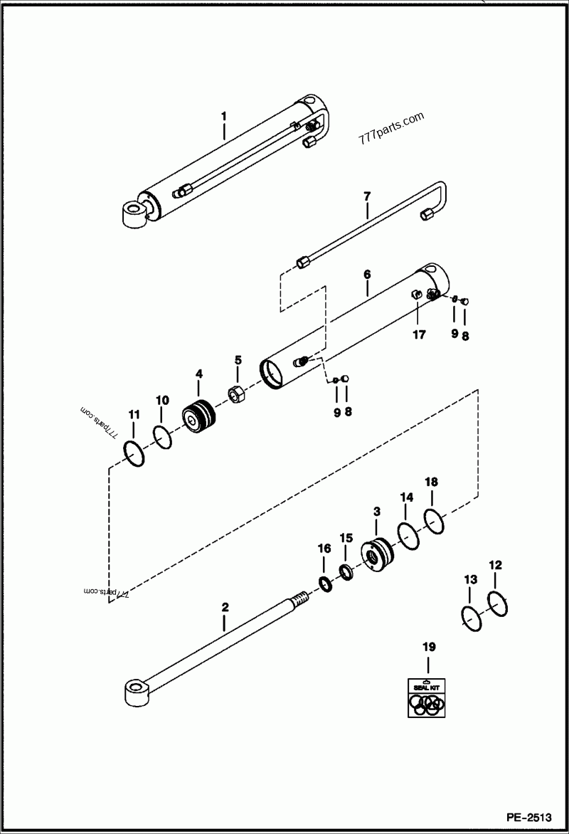 Cylinder Boom (S/N 401500101 & Above, 232900101 & Above) - Attachments ...