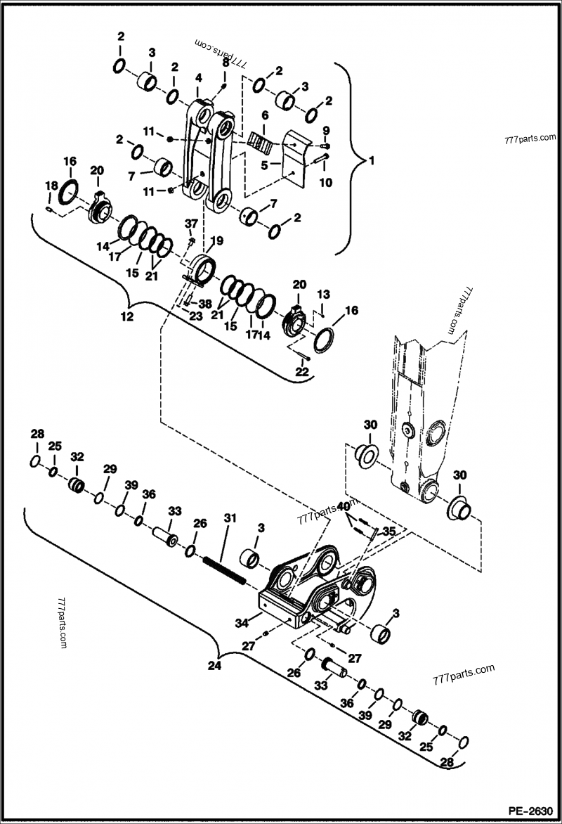 X-CHANGE (Hydraulic) (Link, Swivel, X-Change) - Excavators Bobcat 435 ...
