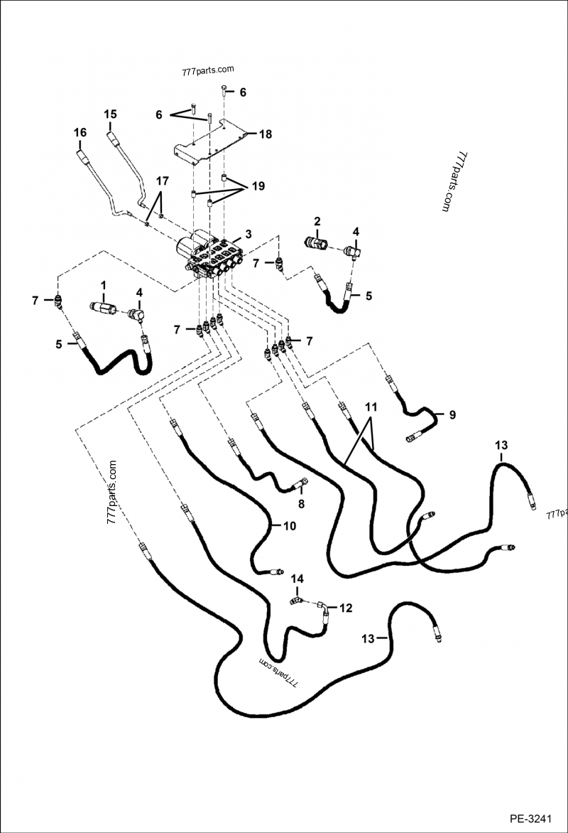Backhoe (Hydraulic Circuitry) (406) (506) (S/N 631010001 & Above ...
