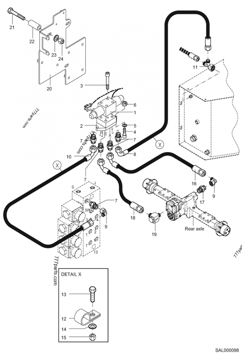 2-STAGE Gearbox - Articulated Loaders Bobcat AL275 (A01L11000 & Above ...