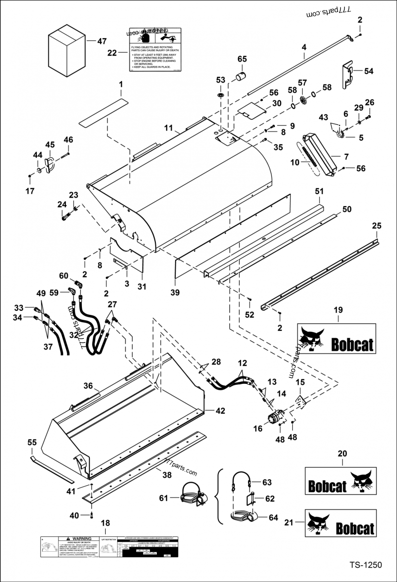 Sweeper (54") (60") (72") (S/N 782600101 & Above, 714400101 & Above ...
