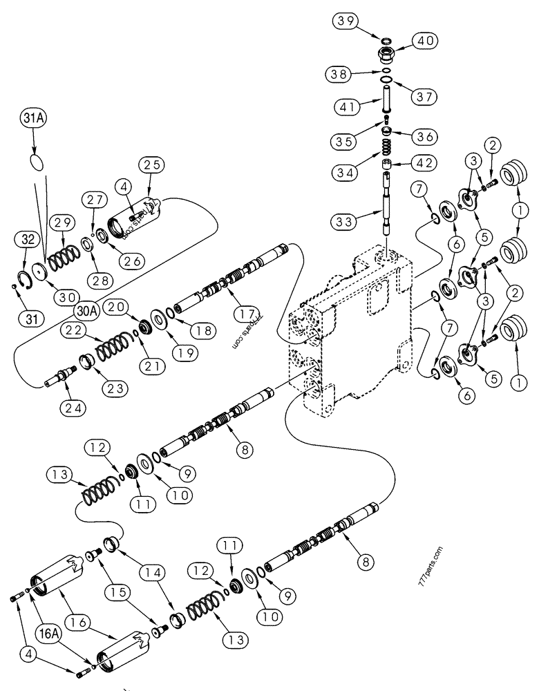 VALVE, CONTROL SPOOLS AND DETENTS, NORTH AMERICAN MODELS -JAF0352233 ...