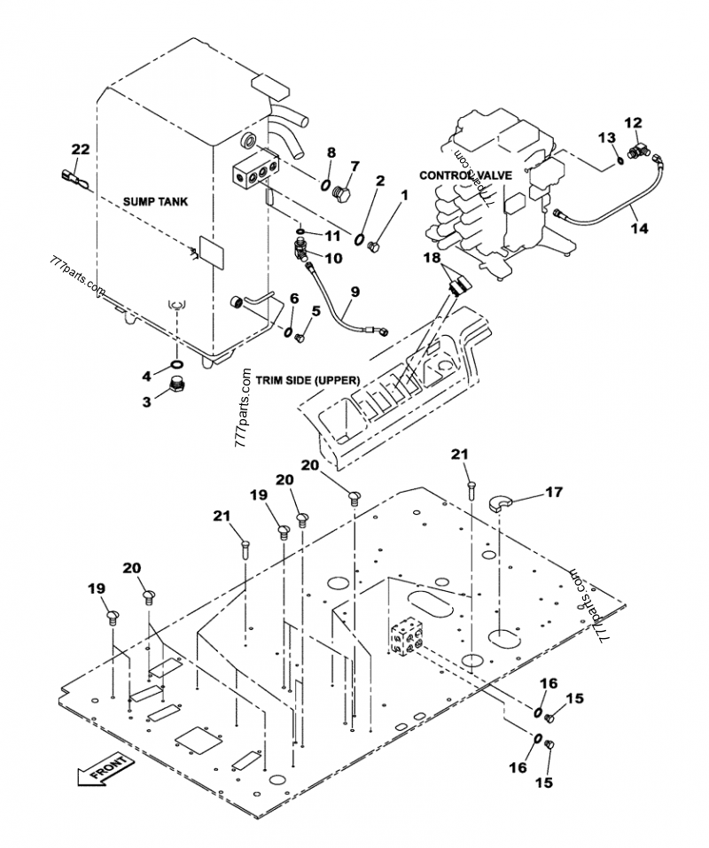 HYDRAULIC CIRCUIT - PLUG, BLANK-OFF (STANDARD) - MINI CRAWLER EXCAVATOR ...