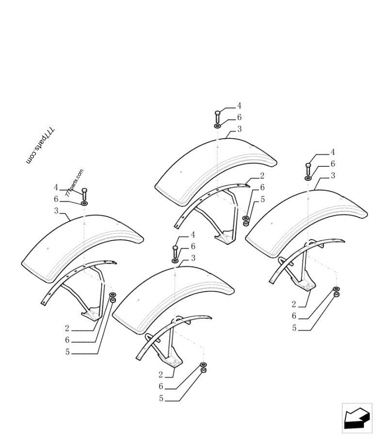 WHEELS - 15R22,5 RADIAL - OPTIONAL CODE 857153021 - TELESCOPIC HANDLERS ...
