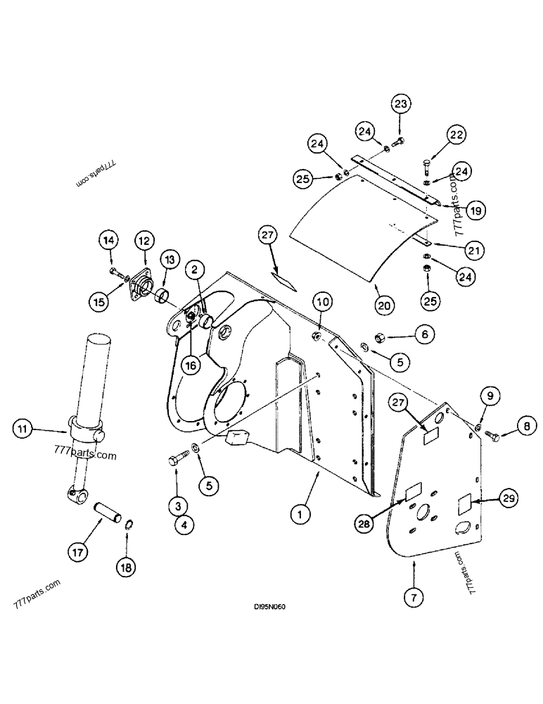 TRENCHER FRAME AND MOUNTING, PLANETARY DRIVE TRENCHER - FORKLIFTS Case ...