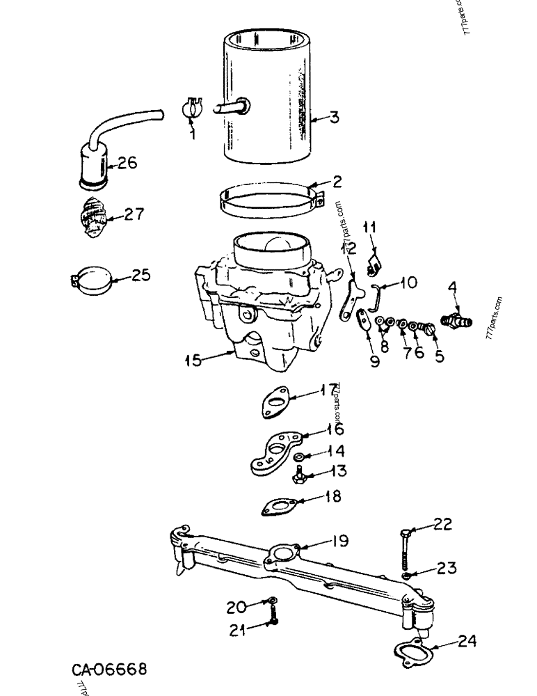 POWER, FUEL SYSTEM - SKID STEER LOADERS Case 4125 (INTERNATIONAL ...