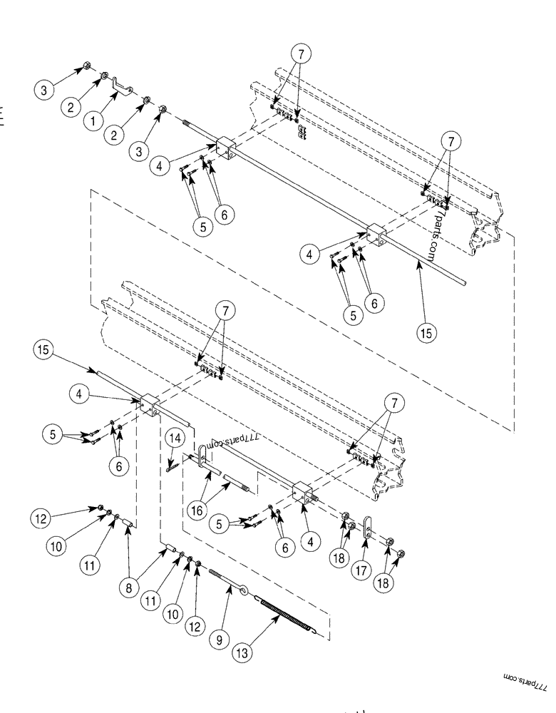 INDICATOR DRILL DRIVE POSITION - TRENCHERS-LAYERS Case 6030 (CASE TURBO ...