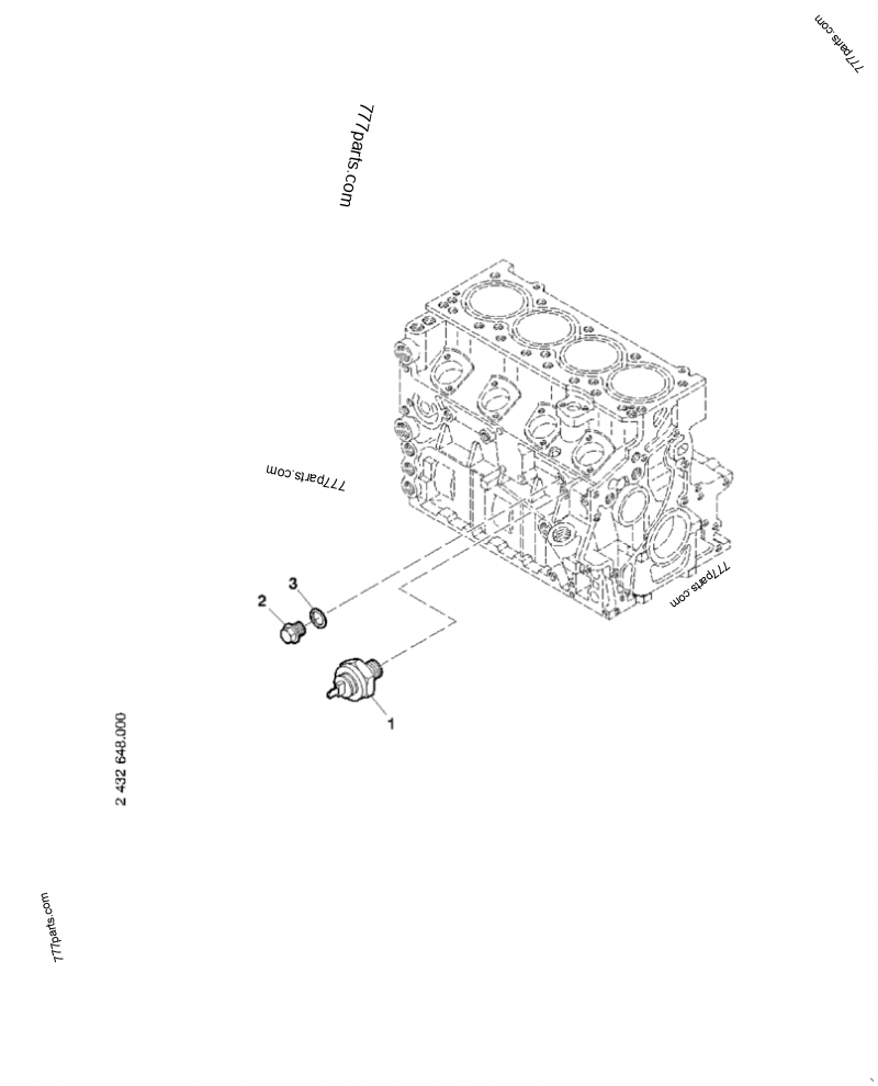 OIL PRESS.SWITCH - COMPACT WHEEL LOADERS Case 221D (SMALL WHEEL LOADER ...