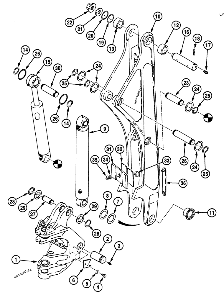 BACKHOE BOOM - LOADER BACKHOES Case 580M (CASE BACKHOE LOADER (EUROPE ...