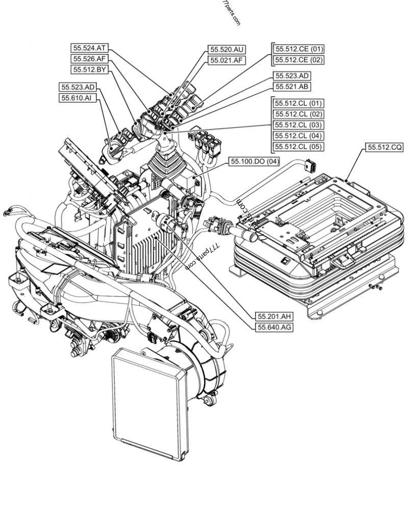 PICTORIAL INDEX - ELECTRICAL SYSTEMS - COMPACT WHEEL LOADERS Case 21F ...