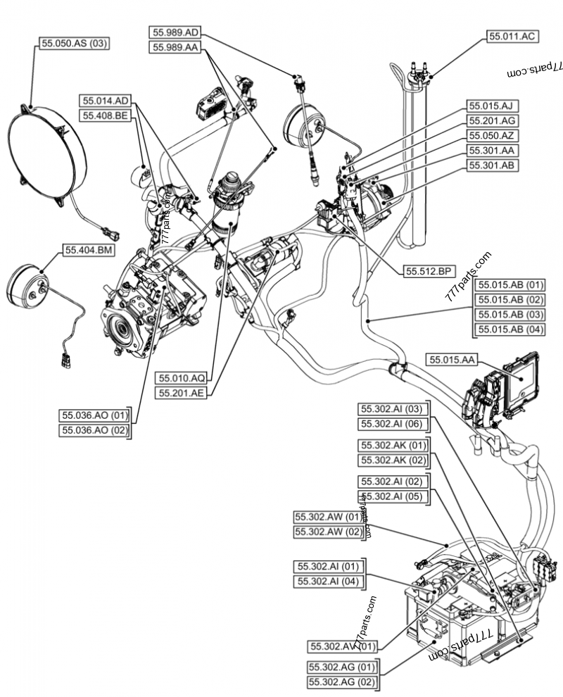 PICTORIAL INDEX - ELECTRICAL SYSTEMS - COMPACT WHEEL LOADERS Case 21F ...