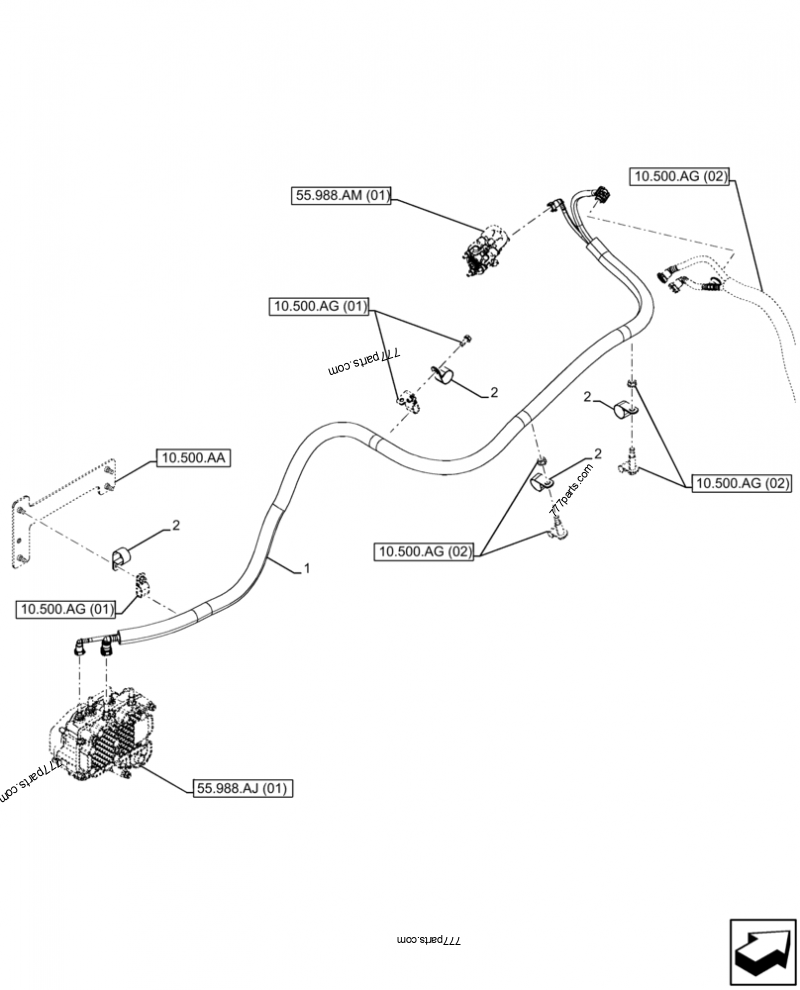 DEF/ADBLUE™, LINE, SUPPLY MODULE, DOSING MODULE - MOTOR GRADER Case ...