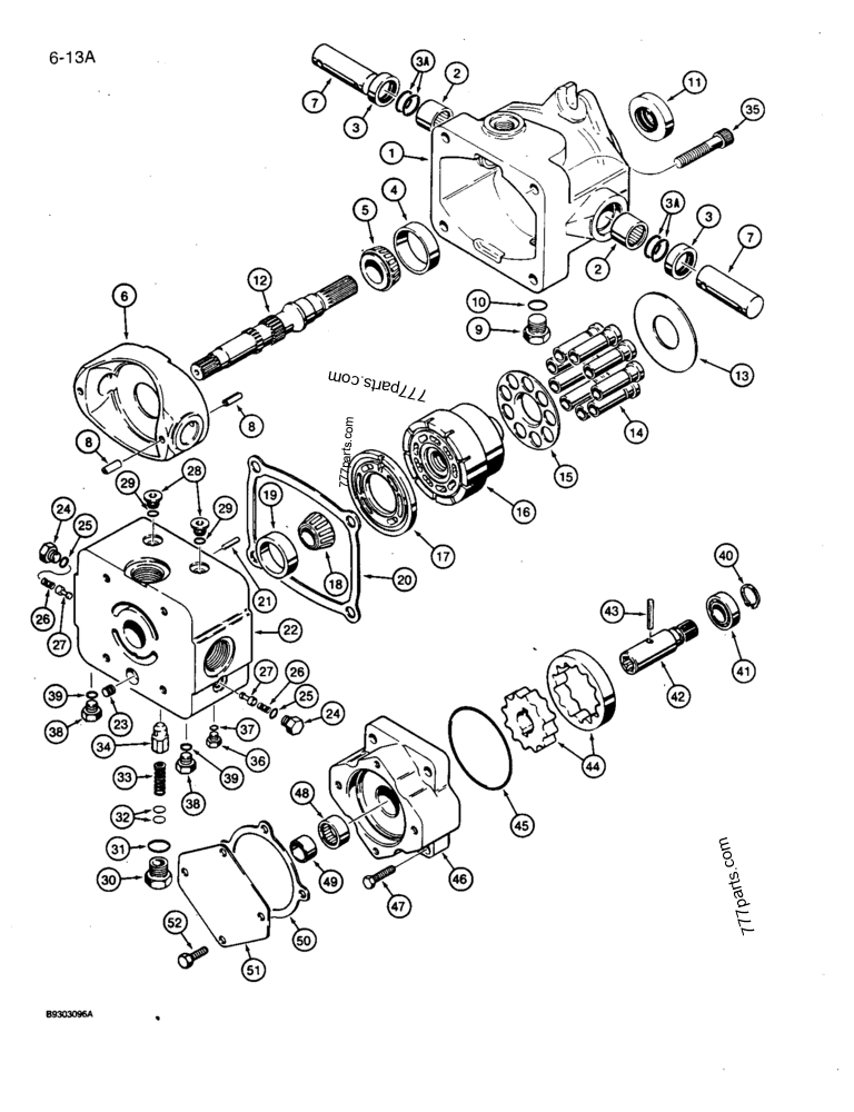 GROUND DRIVE PUMP - FORKLIFTS Case 360 (CASE TRENCHER (1/86-12/04 ...