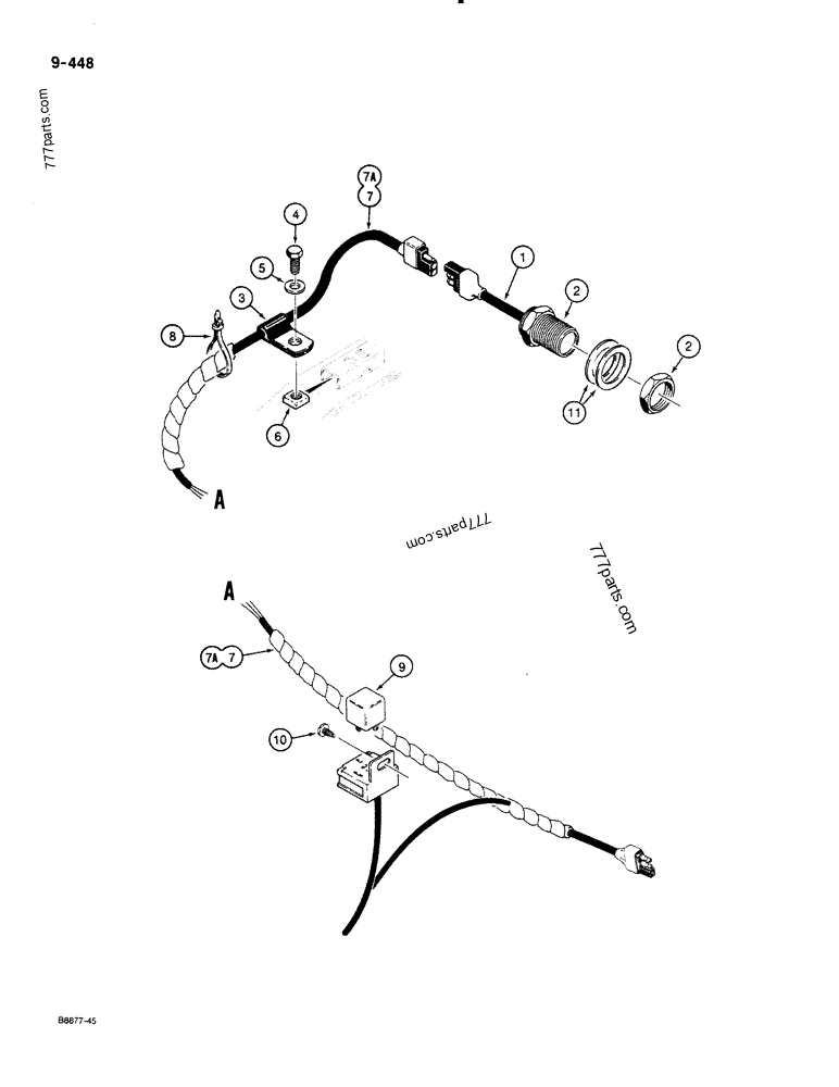 LOADER RETURN-TO-DIG CONTROL - LOADER BACKHOES Case 580K (LOADER ...